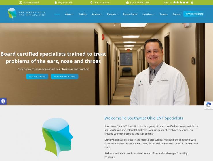 Allergy / ENT / Otolaryngology Websites - Medical Websites & Healthcare ...