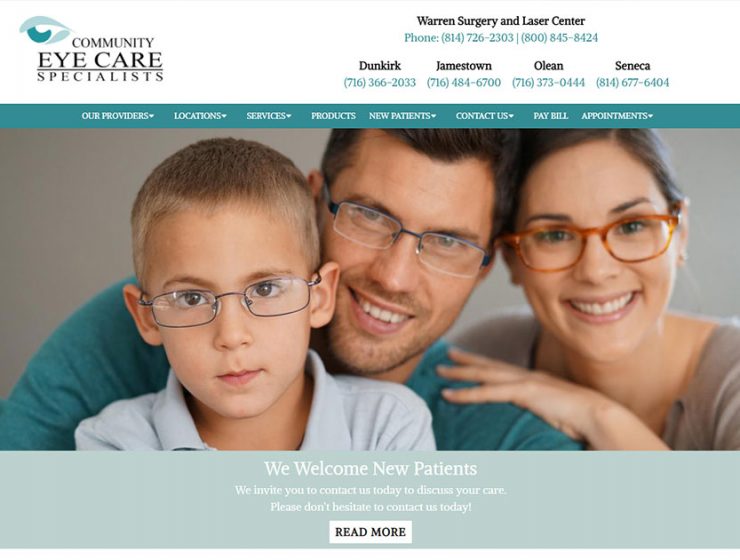 Eye Care Websites - Medical Websites & Healthcare Marketing